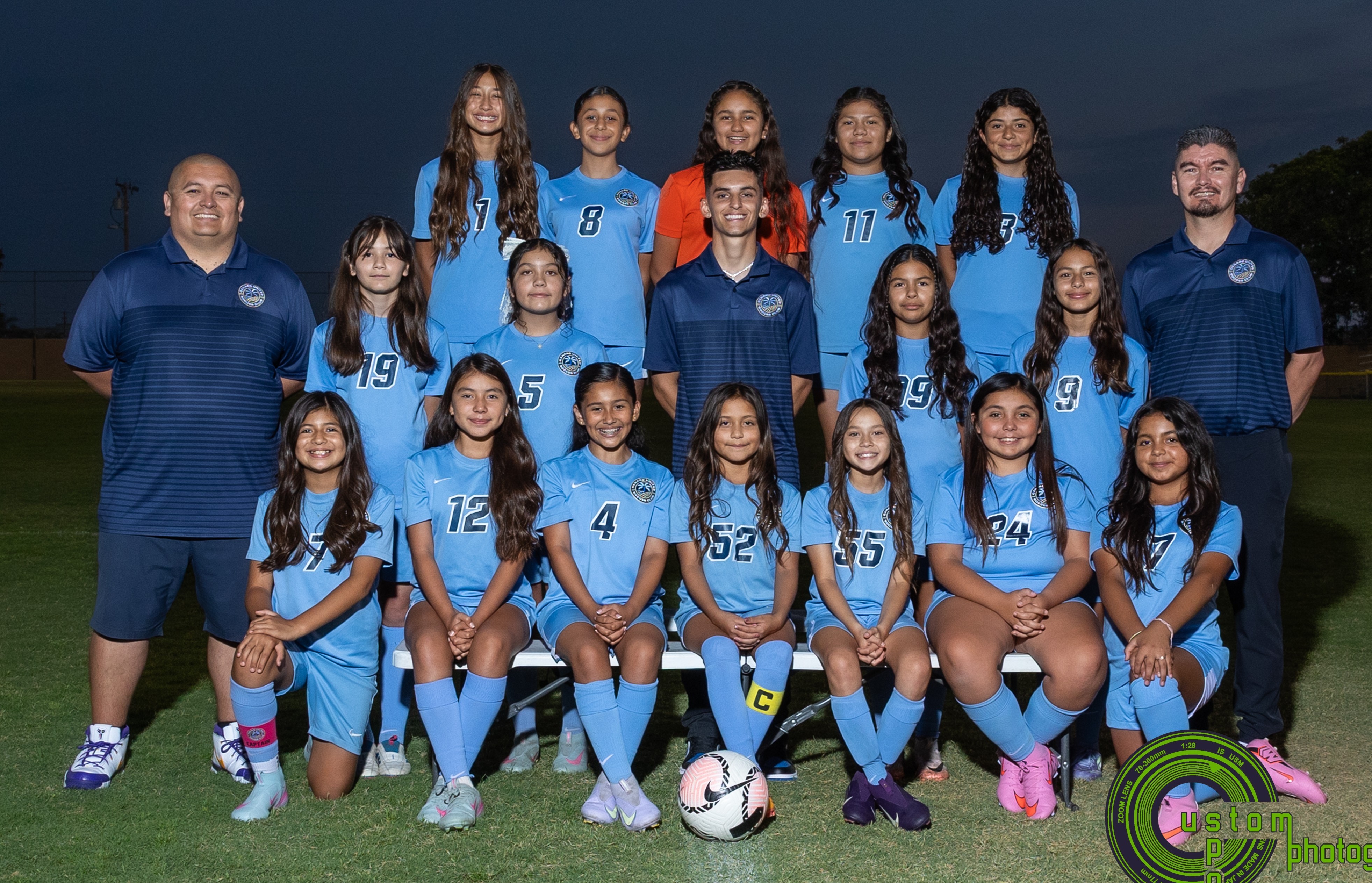 COAST SOCCER LEAGUE 2025 Standings for GIRLS12 Central Coast